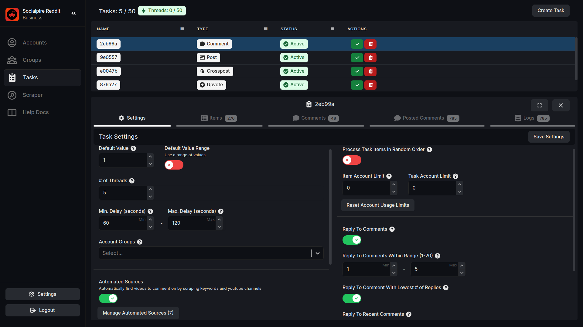 BH Bots - Social Media Bots